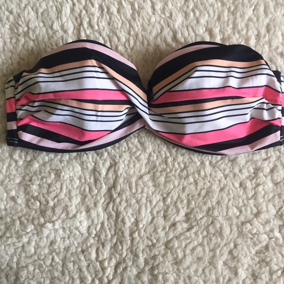 Victoria's Secret | Swim | Victorias Secret Multi Stripe Strapless Swim ...
